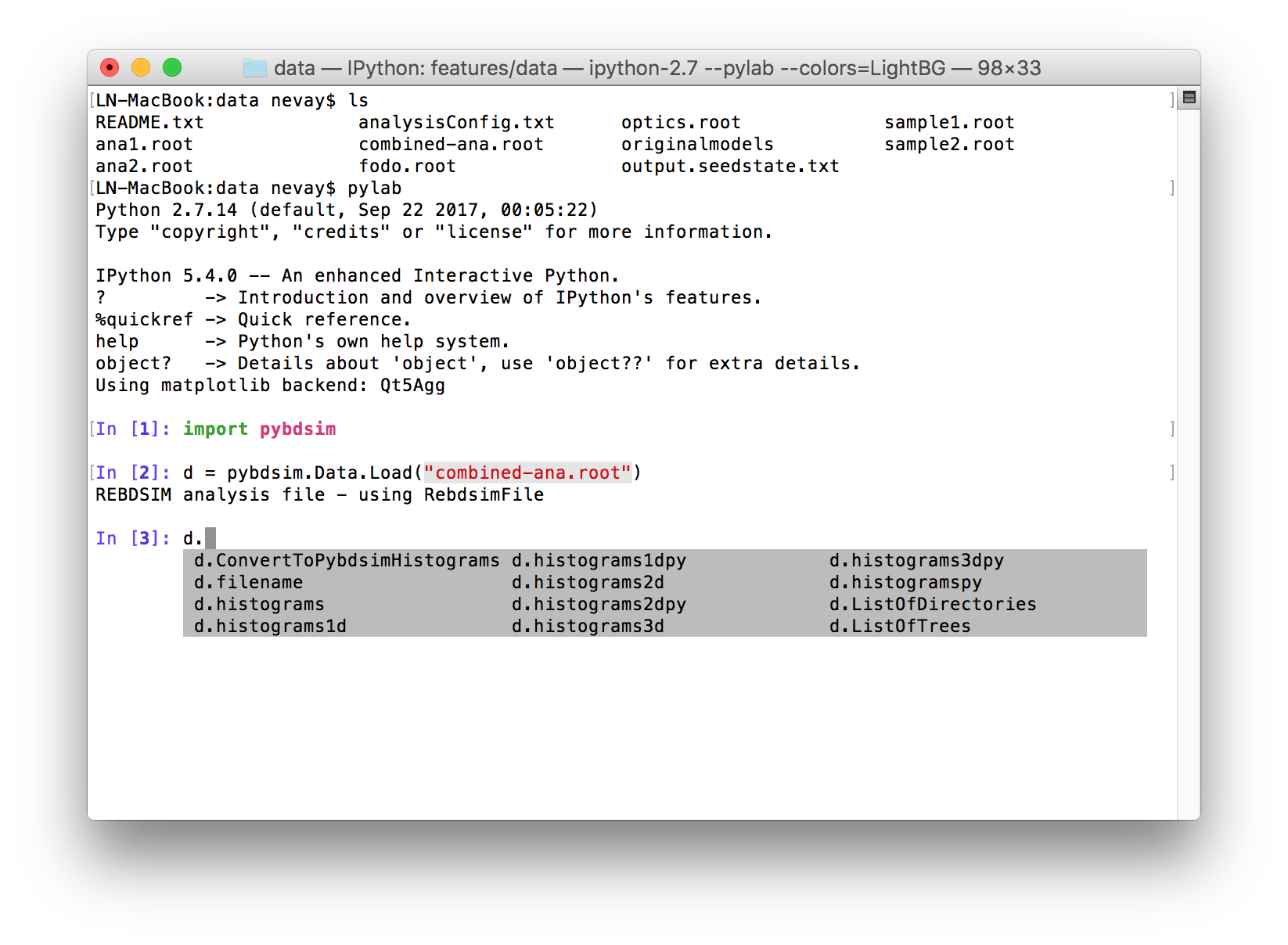 Data Loading — pybdsim 0.1.dev1+g26ac039 documentation